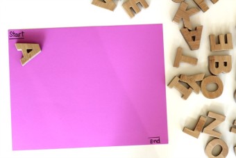 Alphabet Connect Activity – Munchkins and Moms