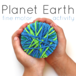 Planet Earth Fine Motor Activity – Munchkins and Moms